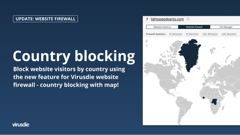 Firewall update | Block website visitors by country with one click ...